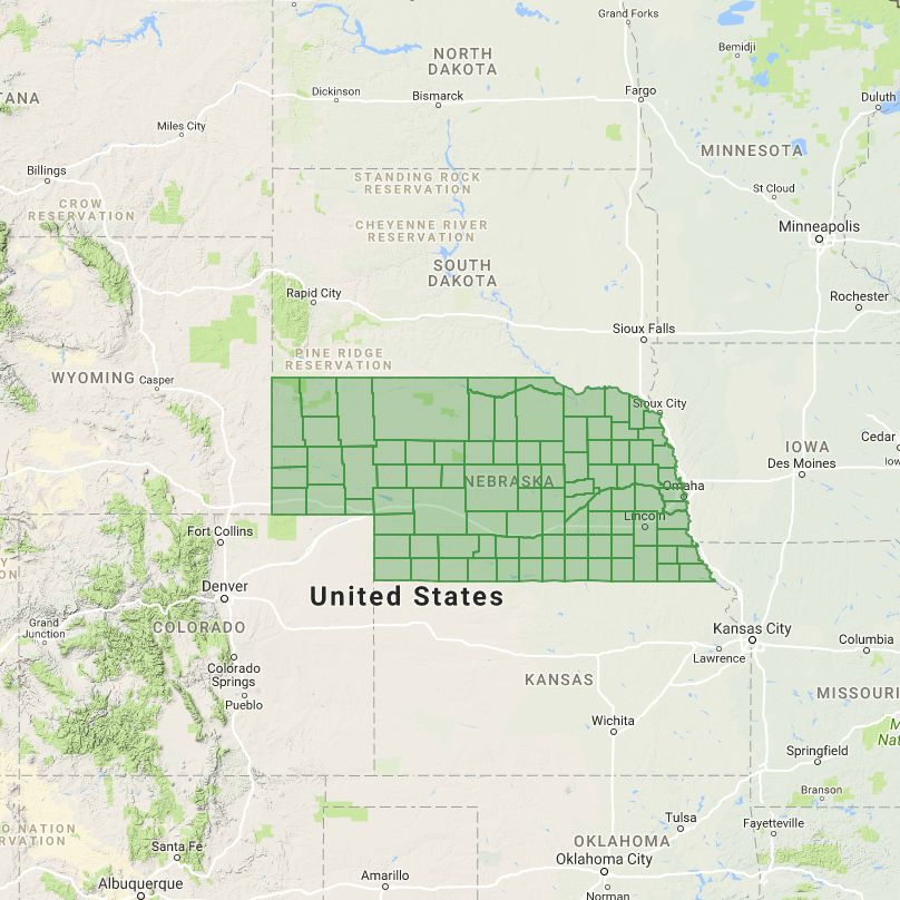 GeoPuzzle - Geographical game of Nebraska