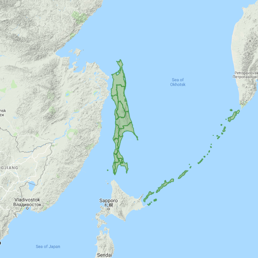 GeoPuzzle - Geographical game of Sakhalin