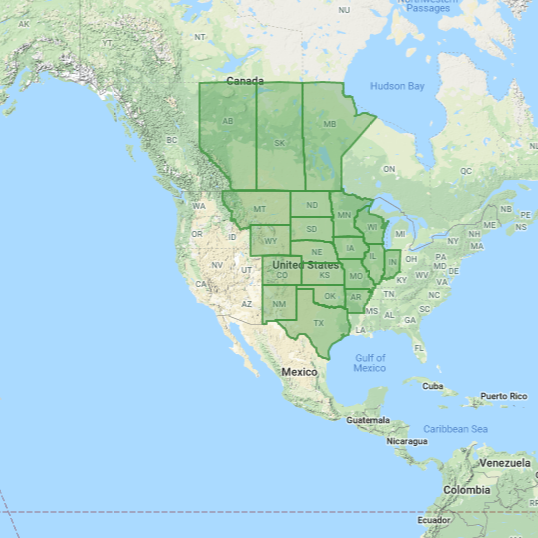 GeoPuzzle - Geographical game of Great plains and prairies