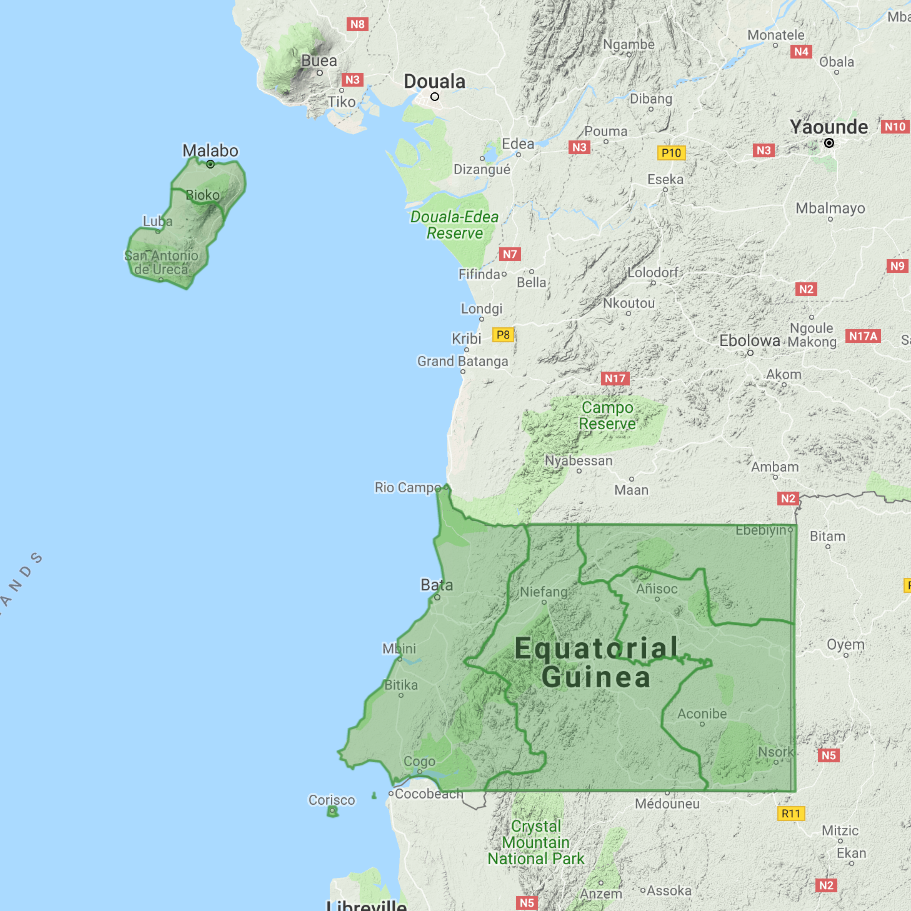 GeoPuzzle - Geographical game of Equatorial Guinea