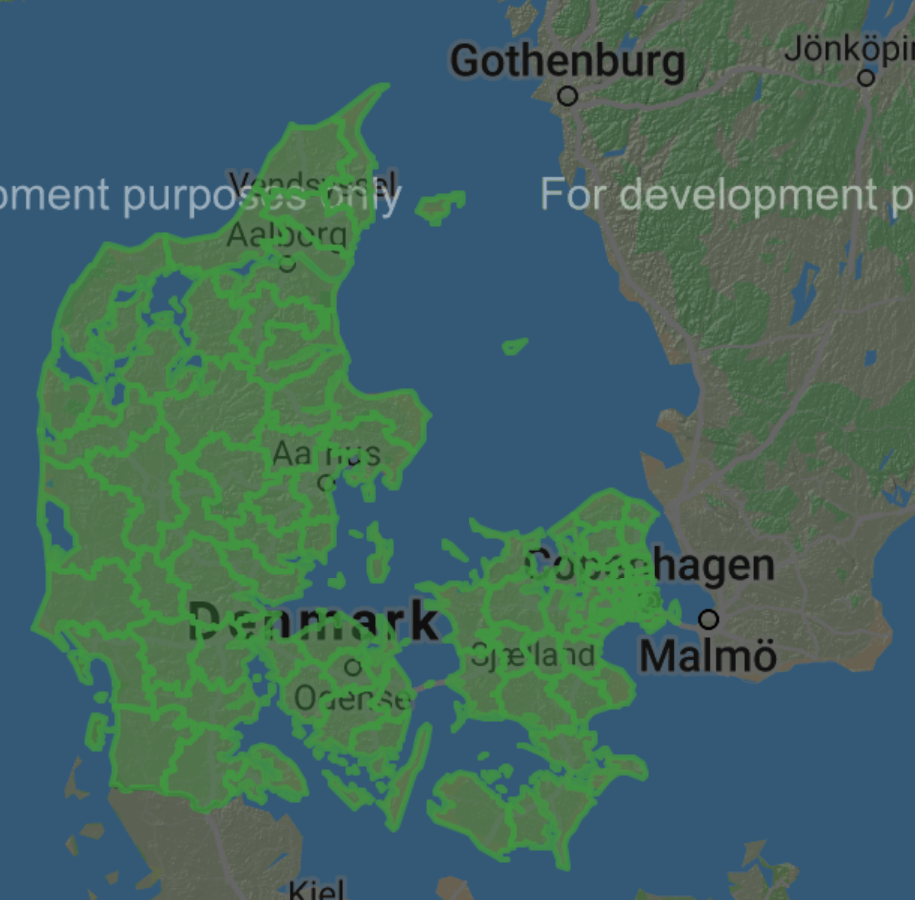 GeoPuzzle - Geographical game of Denmark