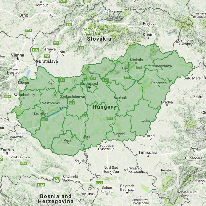 GeoPuzzle - Geographical game of Hungary