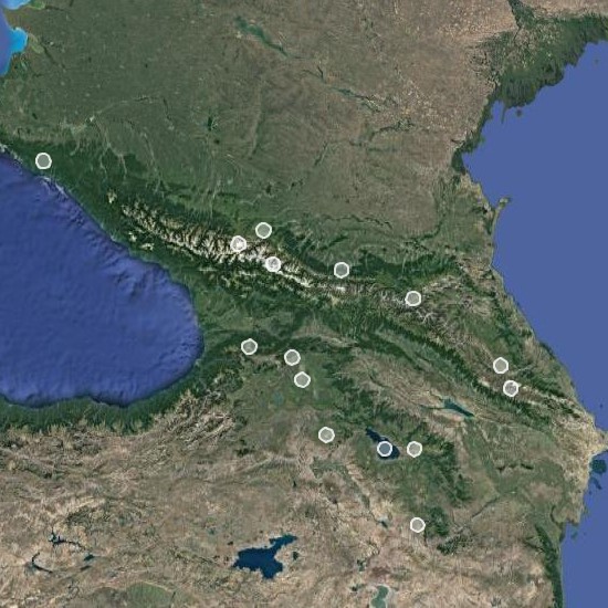 GeoPuzzle - Geographical game of Caucasus