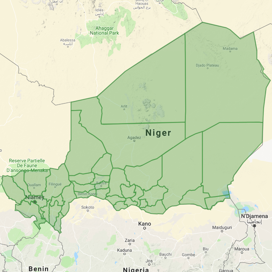 GeoPuzzle - Geographical game of Niger