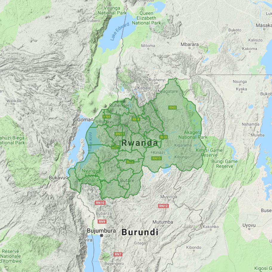 GeoPuzzle - Geographical game of Rwanda
