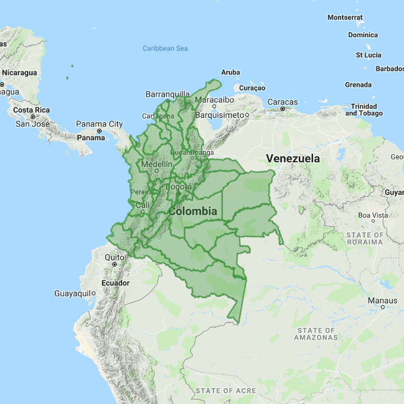 GeoPuzzle - Geographical game of Colombia