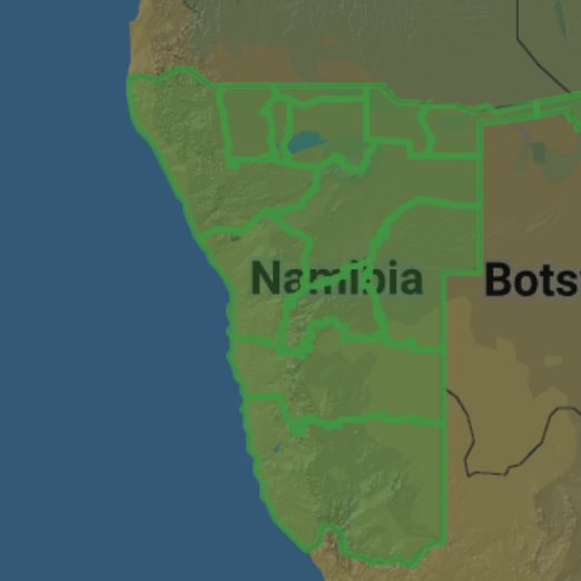 GeoPuzzle - Geographical game of Namibia