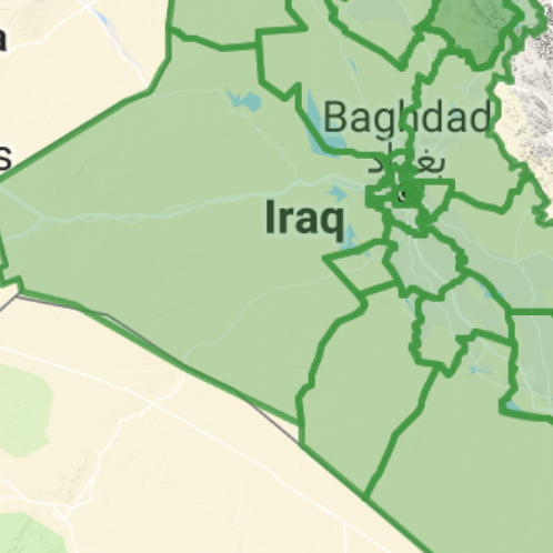 GeoPuzzle - Geographical game of Iraq