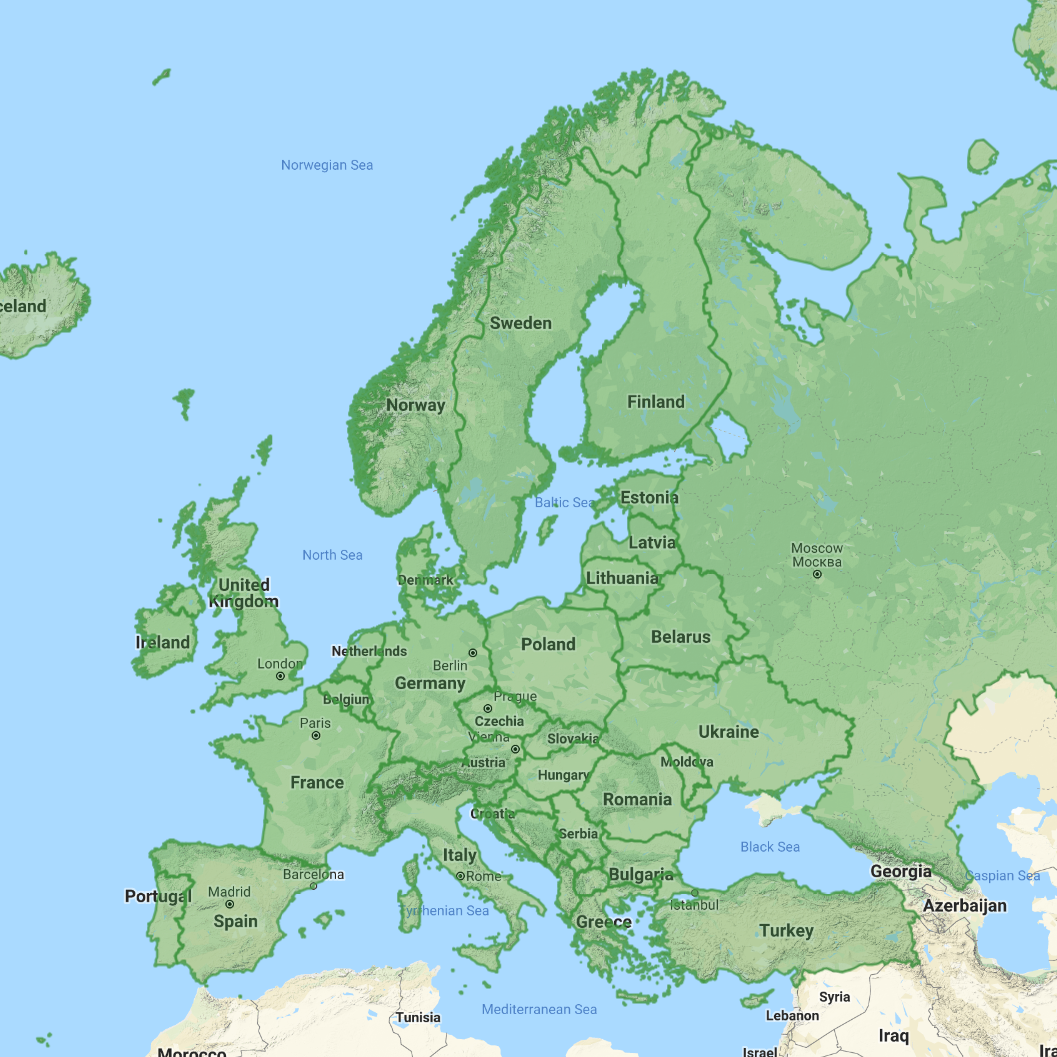 GeoPuzzle - Geographical game of Europe