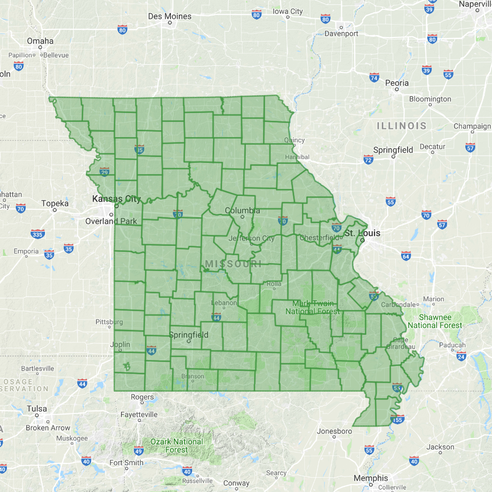GeoPuzzle - Geographical game of Missouri