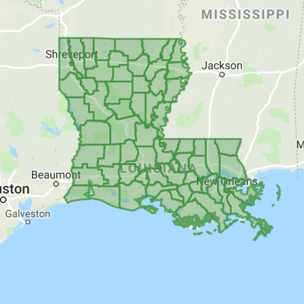 GeoPuzzle - Geographical game of Louisiana
