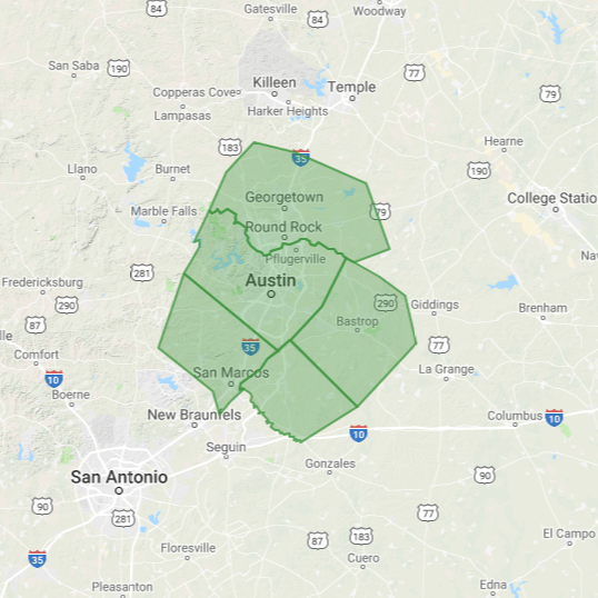 GeoPuzzle - Geographical game of Austin metro area