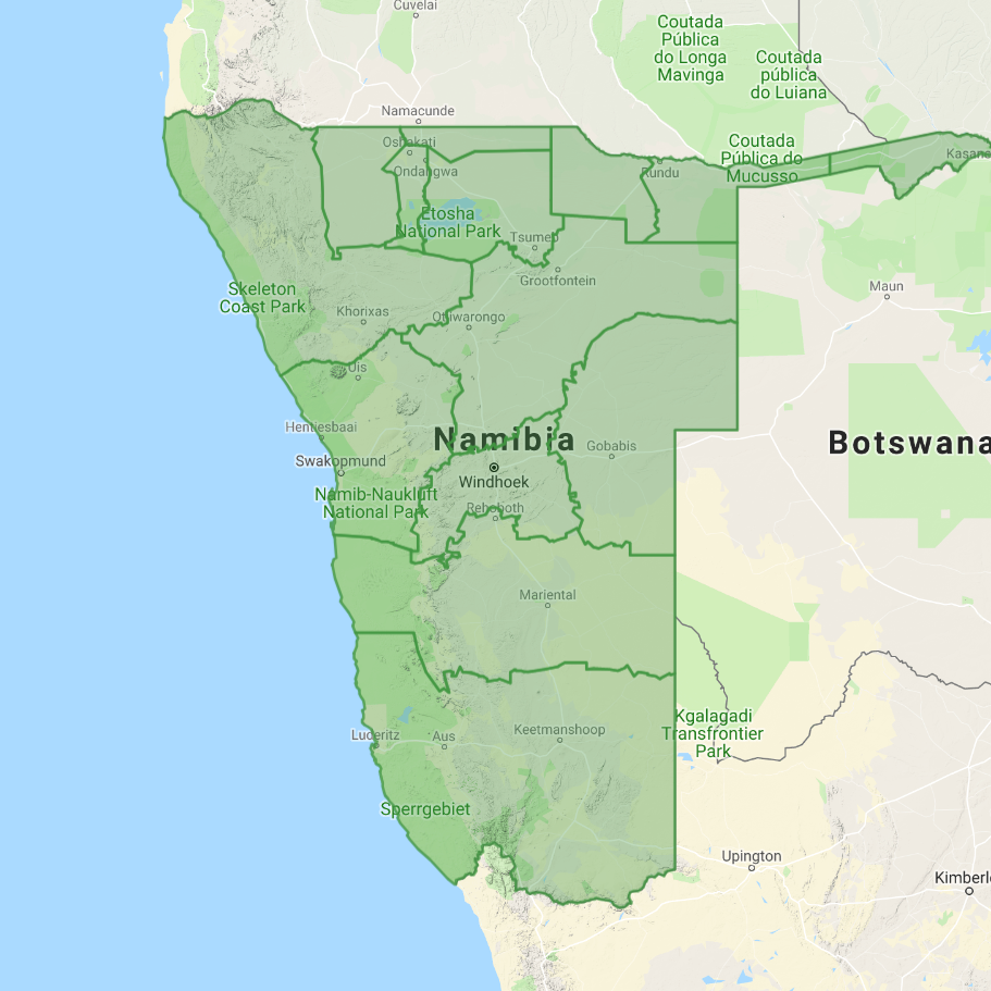 GeoPuzzle - Geographical game of Namibia