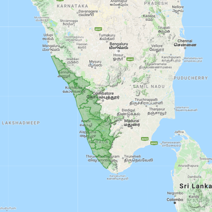 GeoPuzzle - Geographical game of Kerala, India