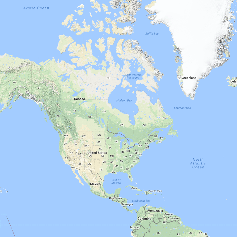 GeoPuzzle - Geographical game of North America