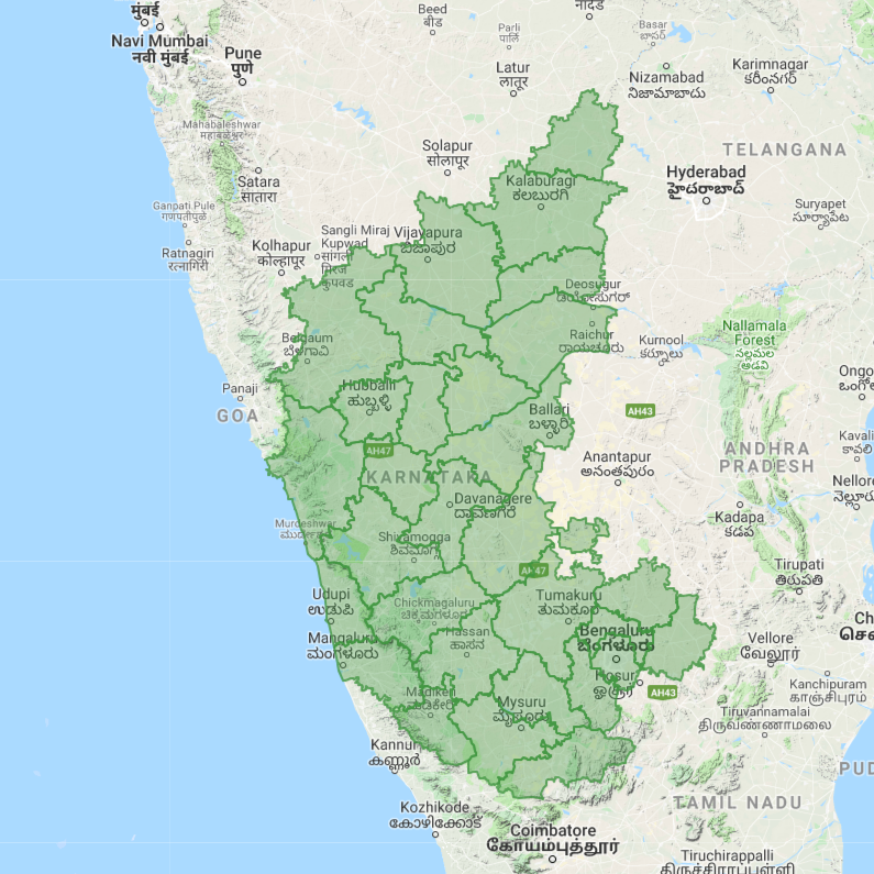 GeoPuzzle - Geographical game of Karnataka,India