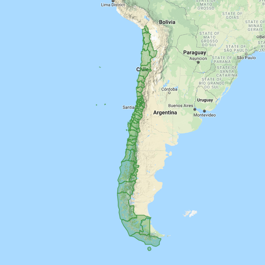 GeoPuzzle - Geographical game of Chile