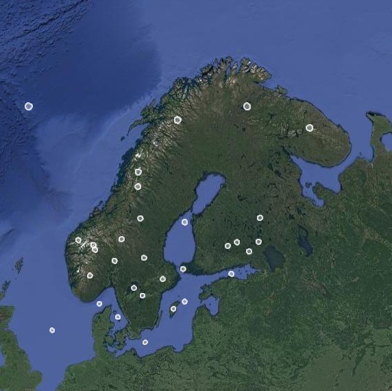 GeoPuzzle - Geographical game of Scandinavia