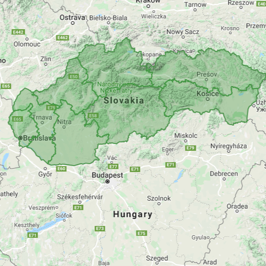 GeoPuzzle - Geographical game of Slovakia