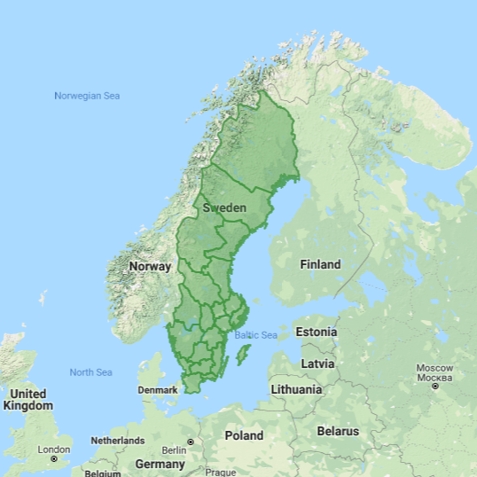 GeoPuzzle - Geographical game of Sweden