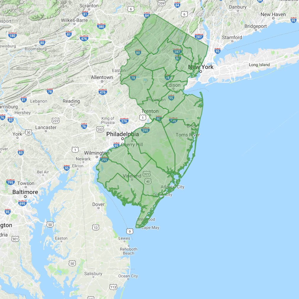 GeoPuzzle - Geographical game of New Jersey