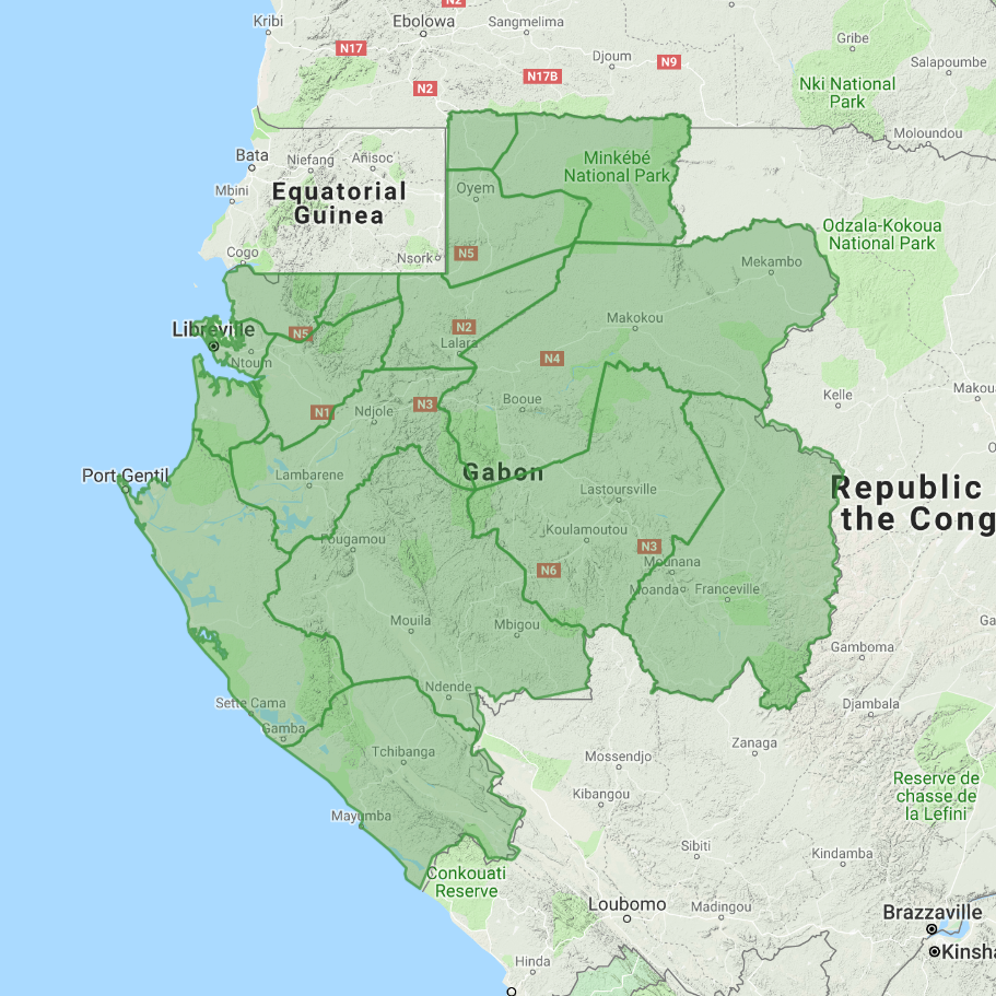 GeoPuzzle - Geographical game of Gabon