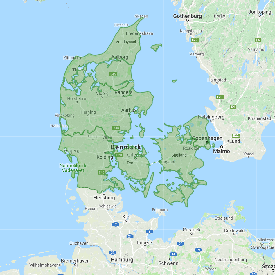 GeoPuzzle - Geographical game of Denmark