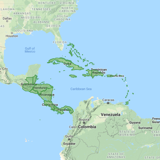 GeoPuzzle - Geographical game of central america