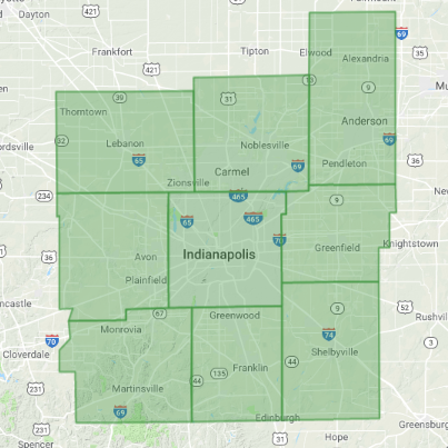 GeoPuzzle - Geographical game of Indianapolis metro area