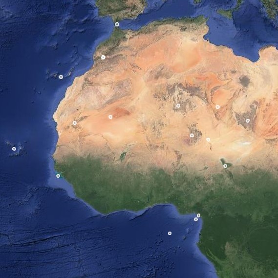 GeoPuzzle - Geographical game of West Africa