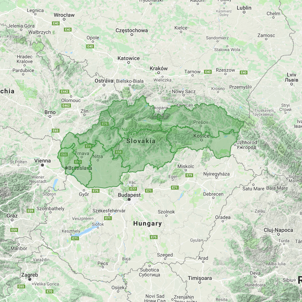 GeoPuzzle - Geographical game of Slovakia