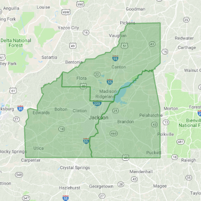 GeoPuzzle - Geographical game of Jackson metro area