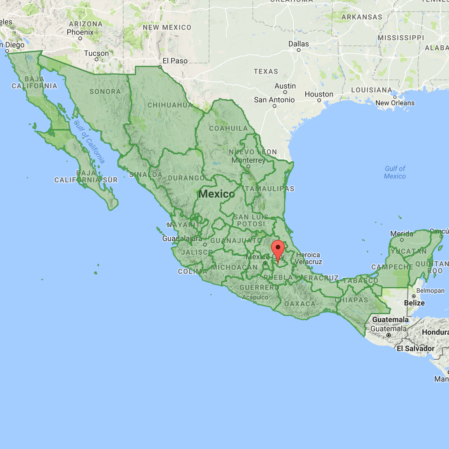 GeoPuzzle - Geographical game of Mexico
