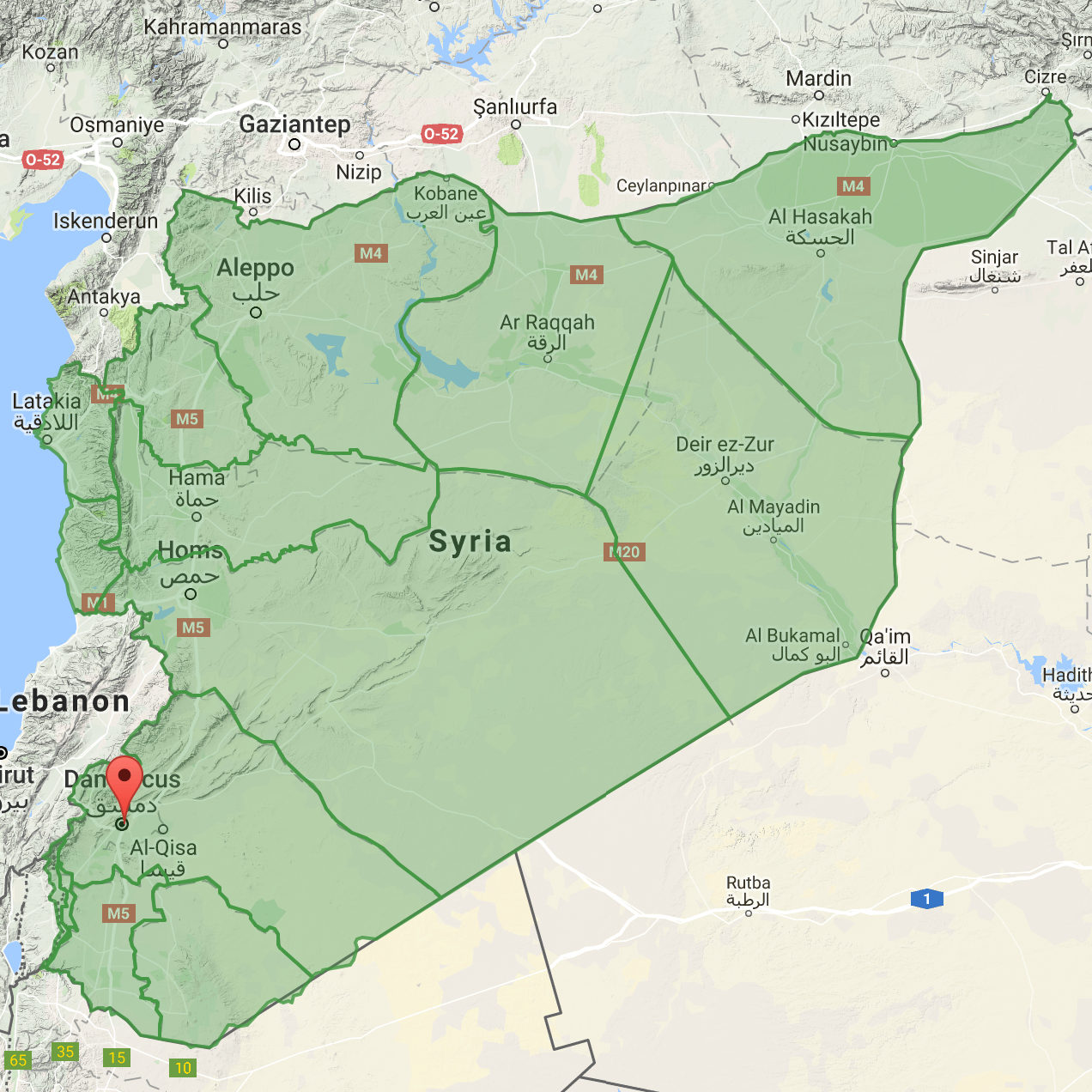 GeoPuzzle - Geographical game of Syria